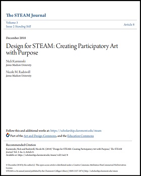 Designing Experiences for Authentic Engagement: The Design for STEAM ...